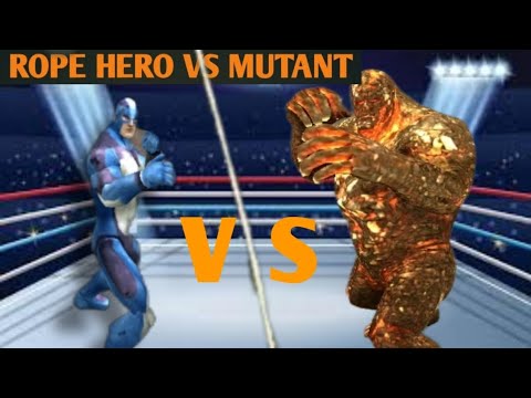 ROPE HERO VS MUTANT BOXING 🥊FIGHT IN ROPE HERO VICE TOWN TIPSON ARRANGE ...