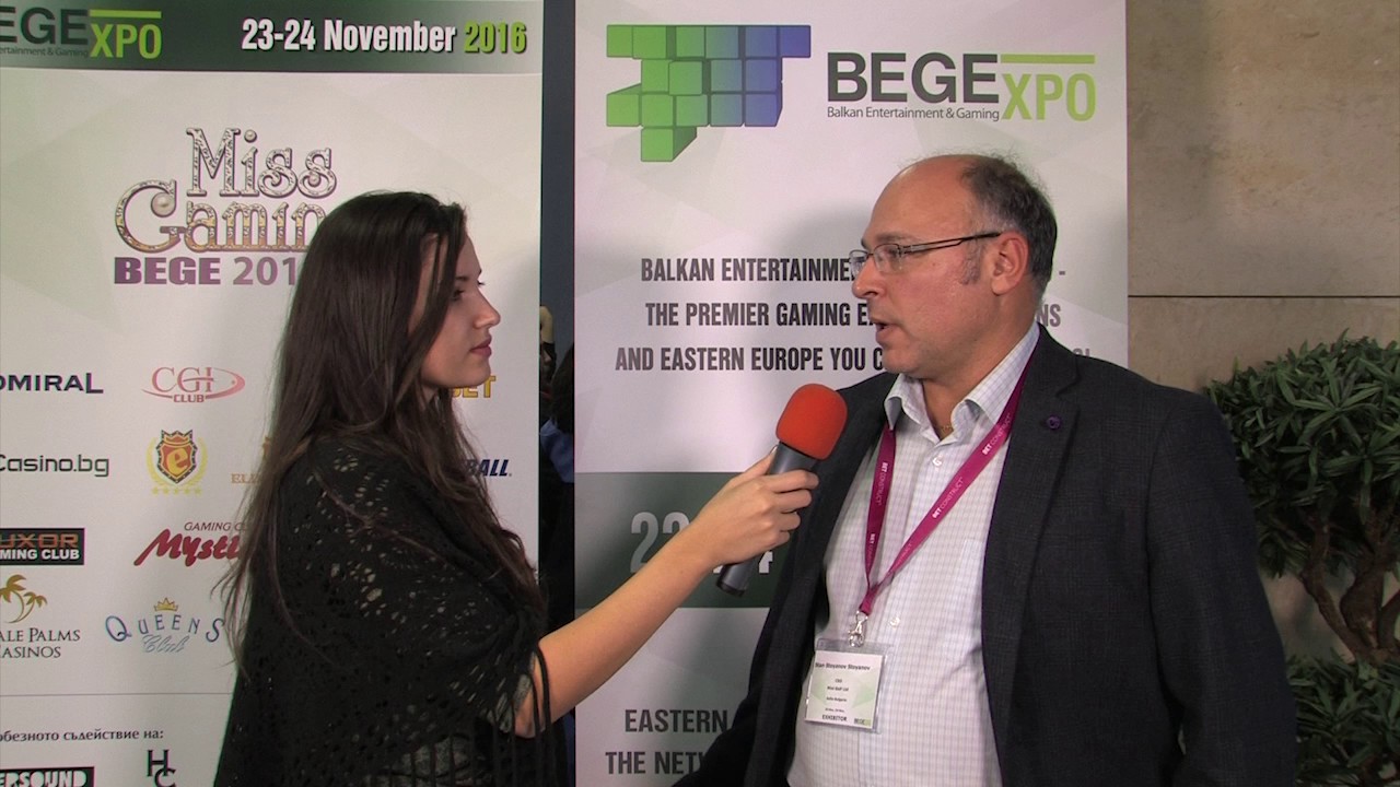 BEGE Expo 2016 - Interview with Stan Stoyanov, Mini Golf Ltd. - YouTube