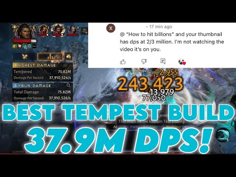 Best Tempest DPS Build in Diablo Immortal! #diablo #diabloimmortal # ...