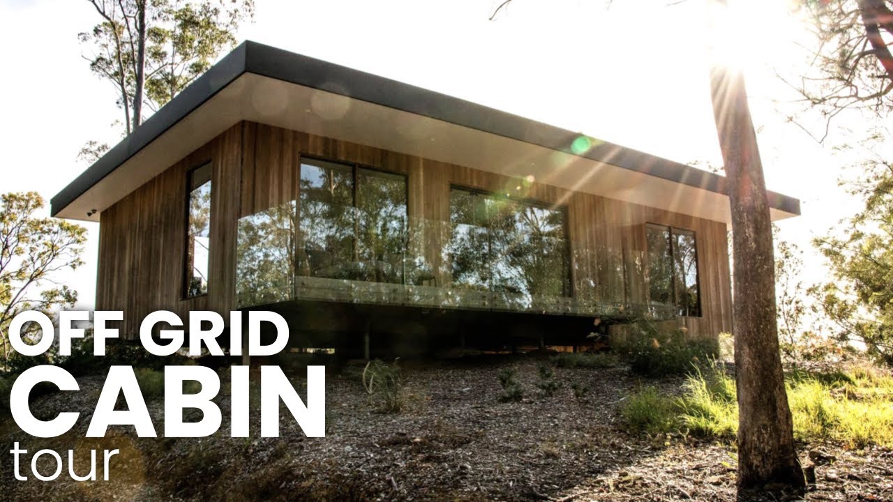 Ultra Modern Off Grid Cabin in Australia | Eco House Tour | Ep 20 - YouTube