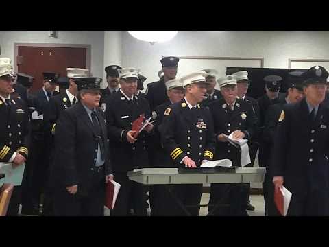 Yonkers Fire Department Holy Name Society Sings Carols at Adira