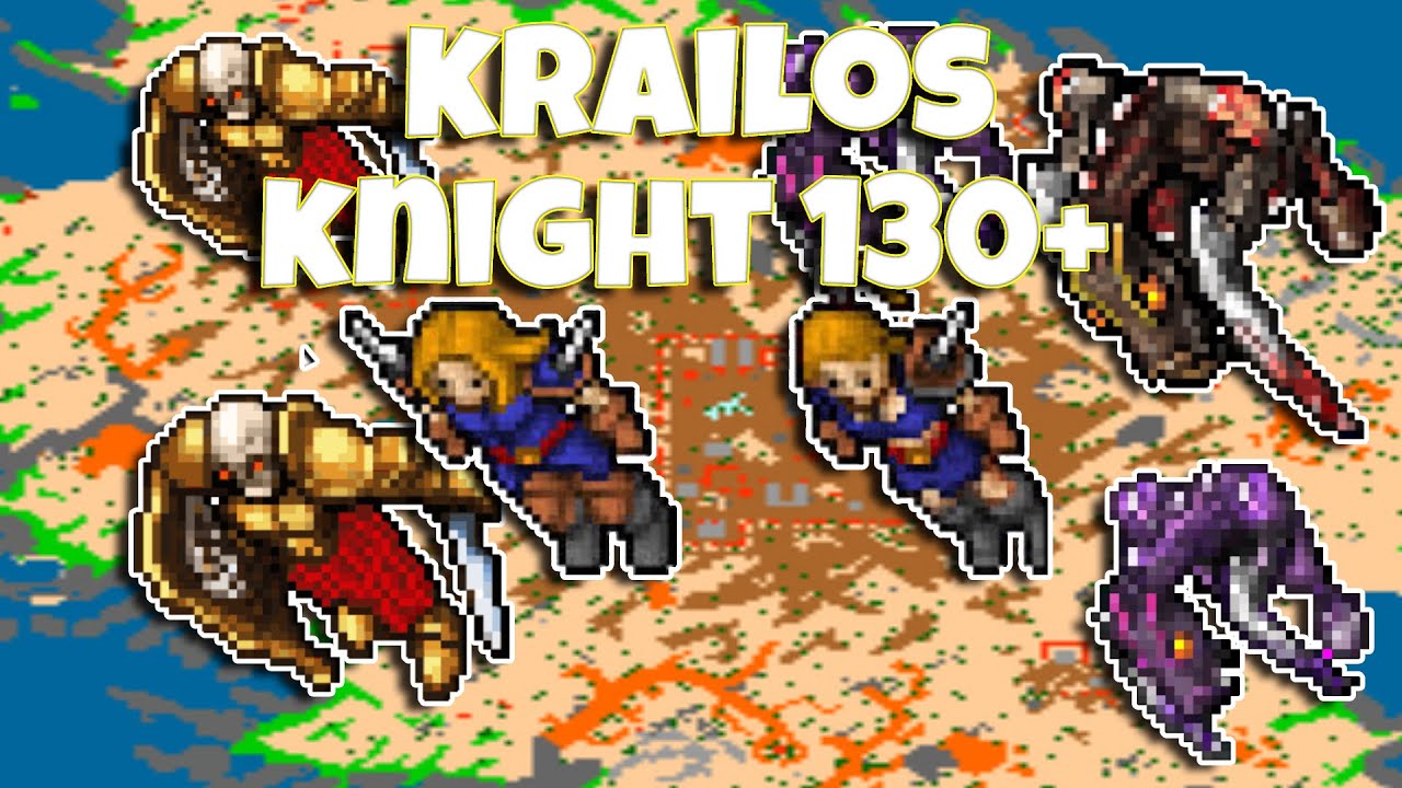 Tibia Hunt // Krailos Ruins // Los mejores lugares para Knight Solo 130+ // 1kk+ xHr - YouTube