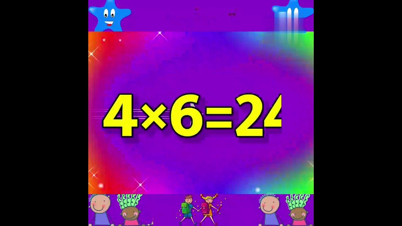 Table of 4 | Multiplication Table 4 | Shorts | Billionkidfun - Nursery ...