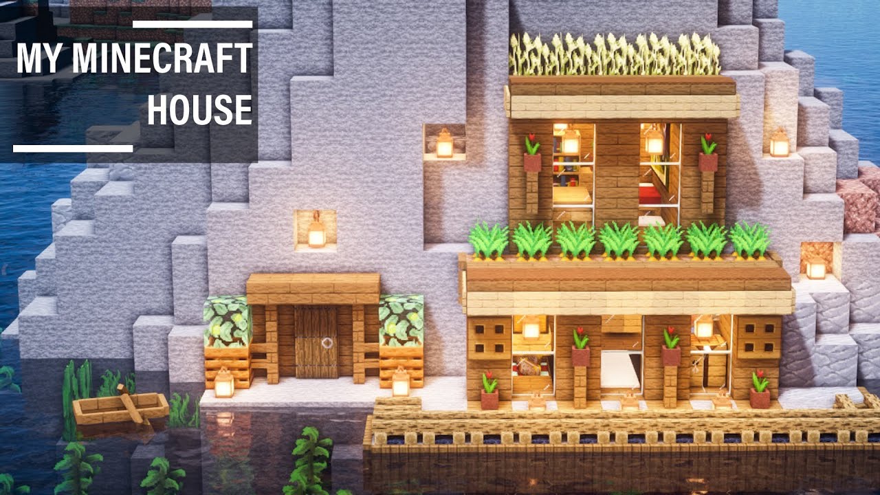 Minecraft: Build a small house on a small island in the middle of the ...