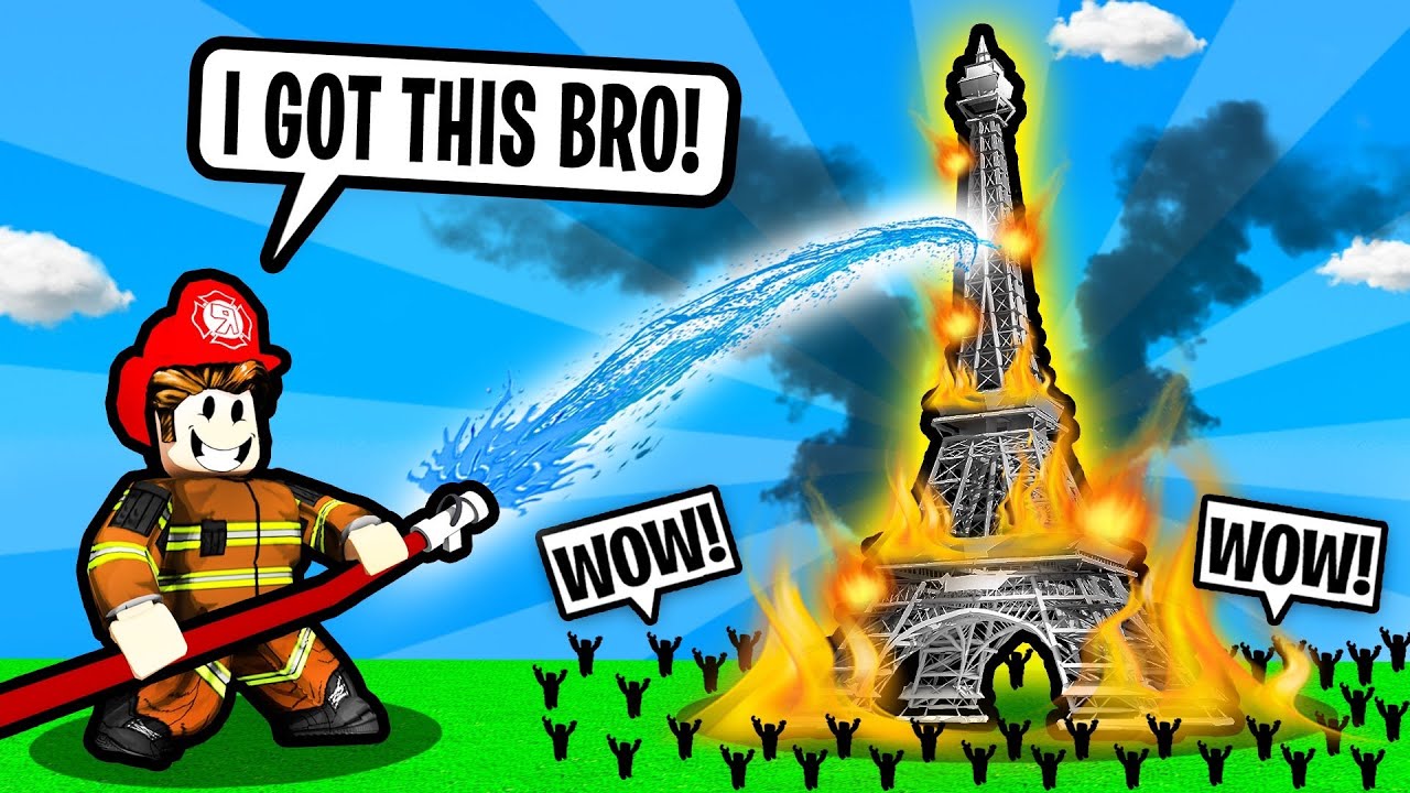 Can i PUT OUT A MAX LEVEL FIRE? - Roblox Firefighter - YouTube