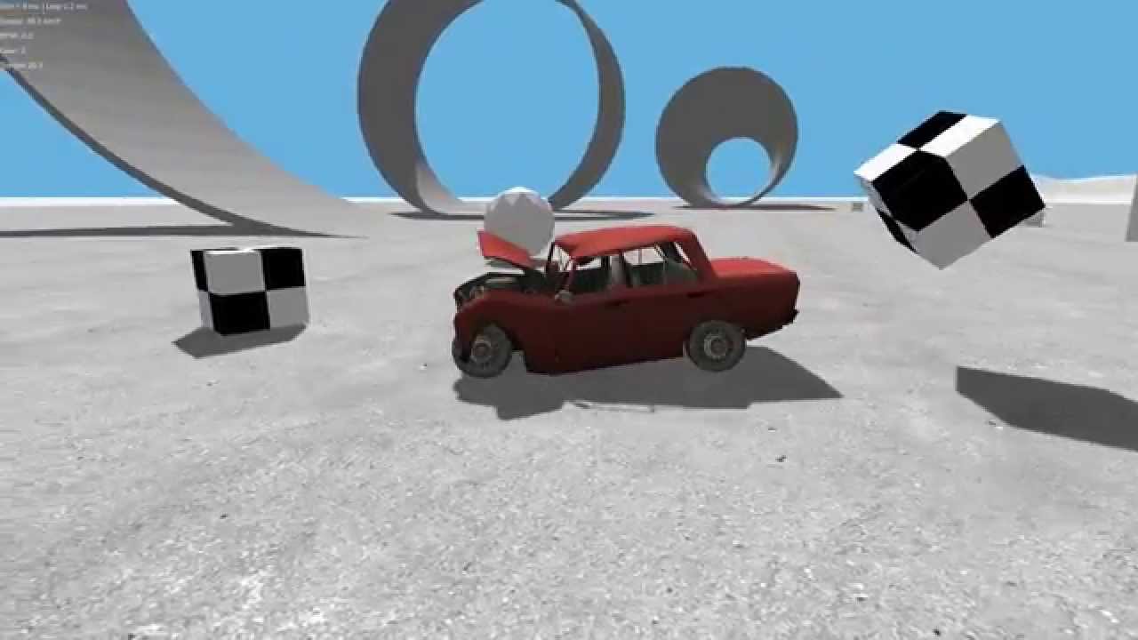 Truss Physics for Unity3D. RedCar Demo 03. WIP - YouTube