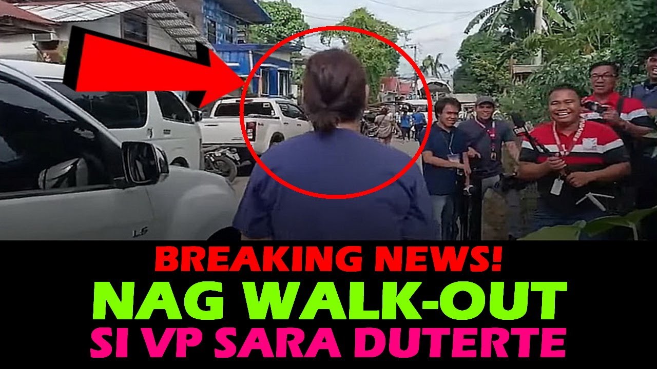 VP SARA DUTERTE BUKING NA SI MARY GRACE PIATTOS NAG WALKOUT! TUKOY NA ...