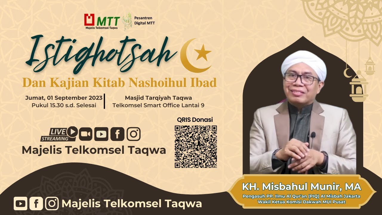 🕌 Istighotsah dan Kajian Kitab Nashoihul Ibad Bersama KH. Misbahul ...
