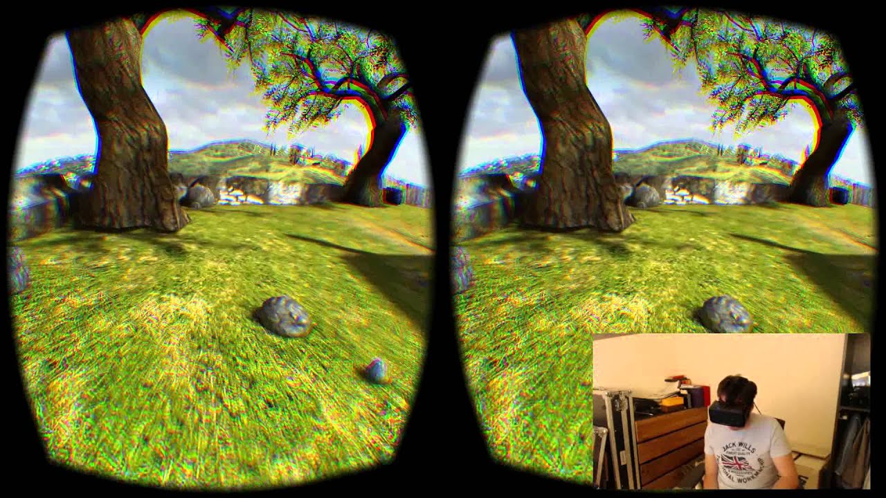 My First Oculus Rift Dk2 Demo Youtube