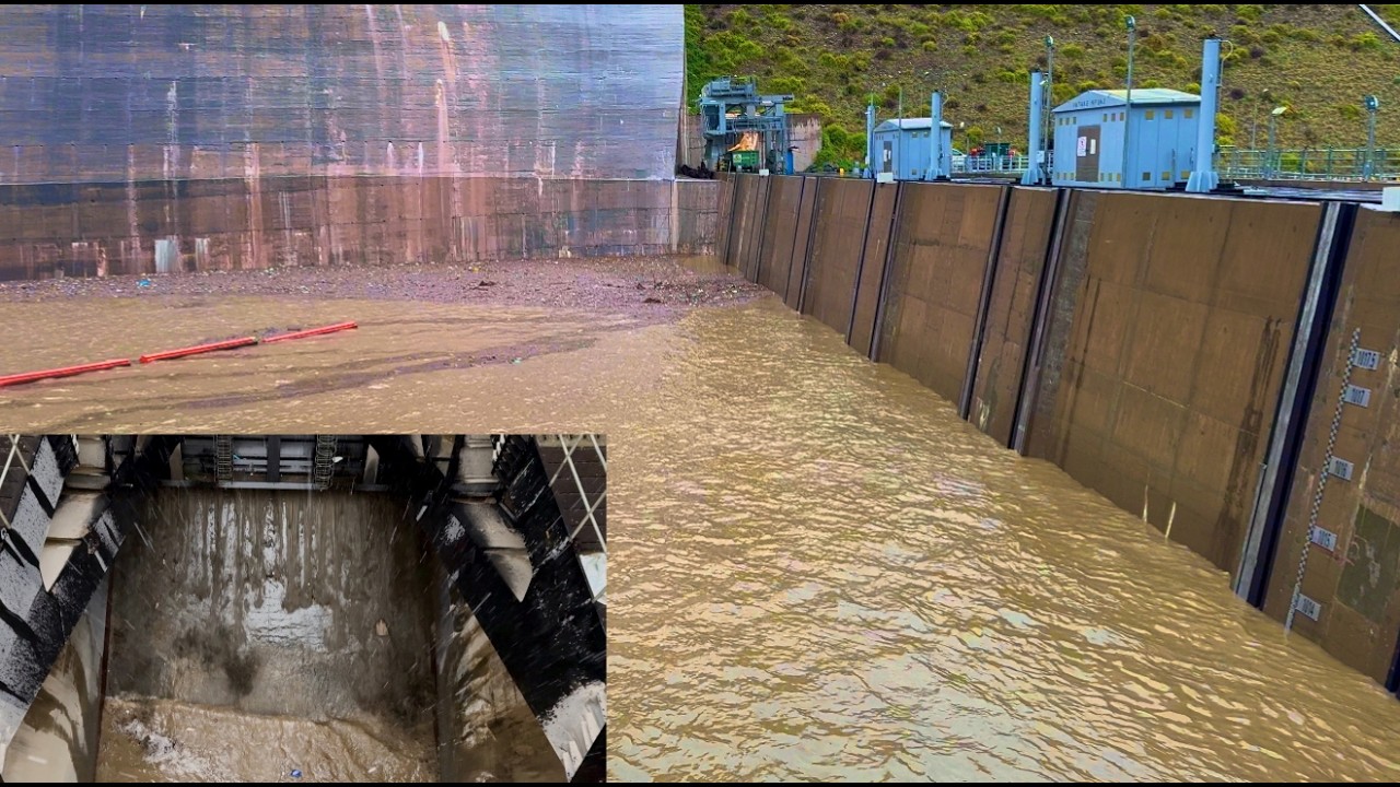 Dam Radial Gate Opening on emergent basis after torrential rains to ...