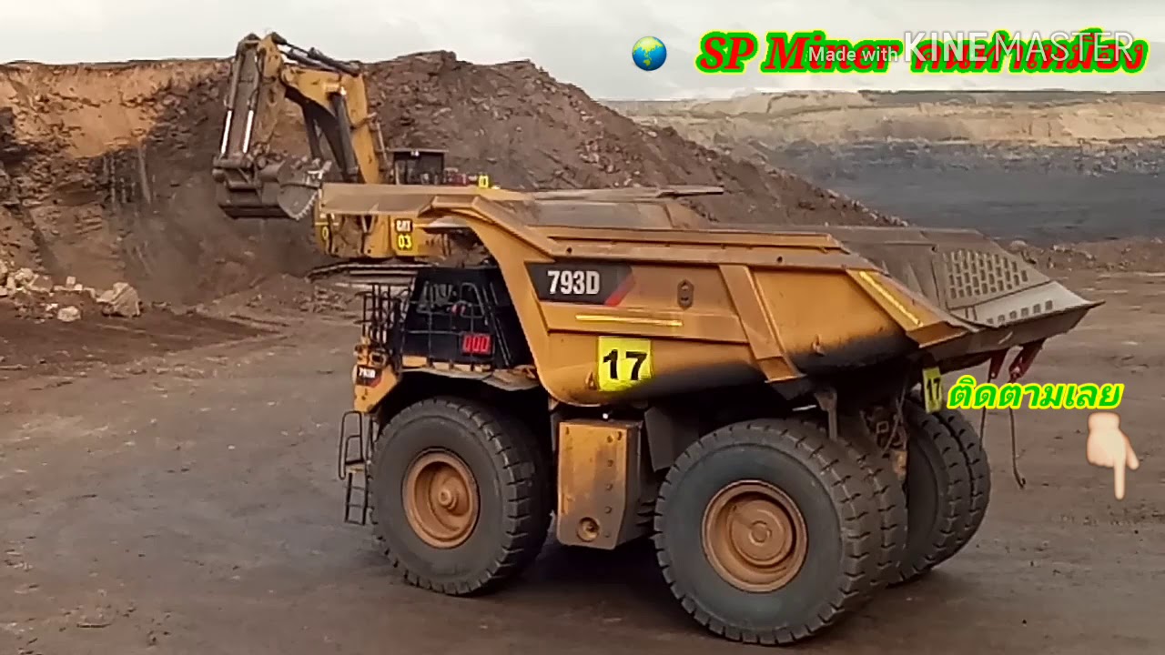 Excavator Cat 6060 f s loading tracks 793 d mining SP Miner คนทำเหมือง ...