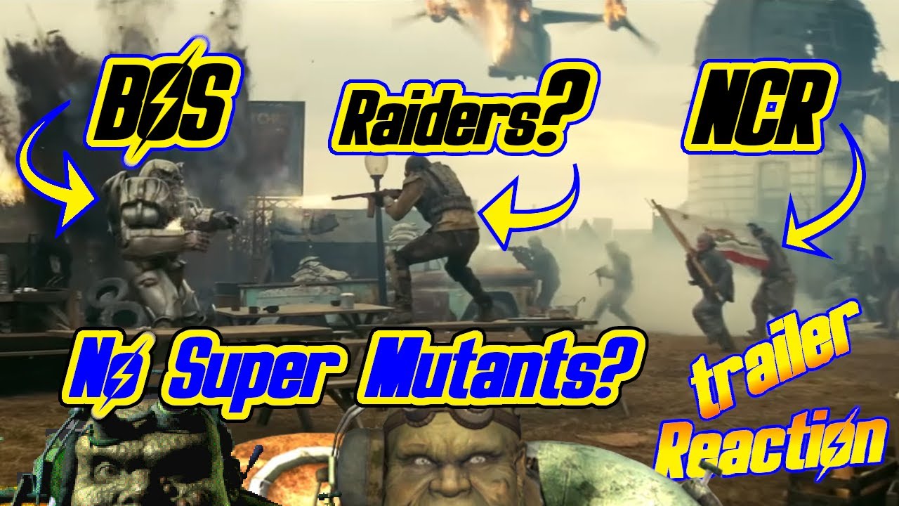 Fallout Shorts 16 - TV Show Trailer 2 Reaction - YouTube
