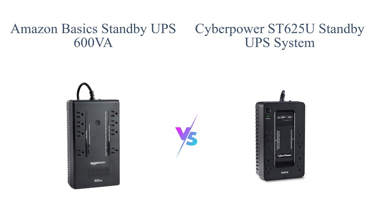 Amazon Basics UPS vs CyberPower UPS 🥇 | Which is Best for You? - YouTube
