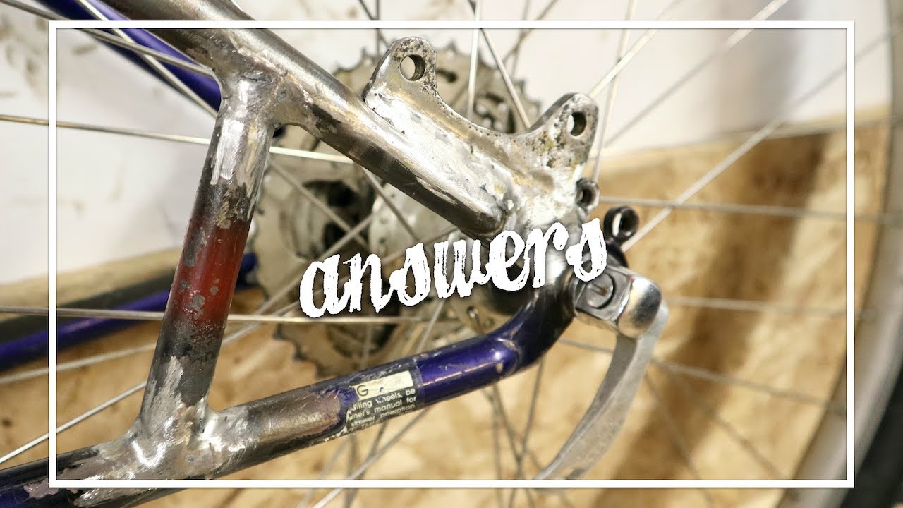 Yes I am reinforcing the GT's welded disk brake (ANSWERS). - YouTube