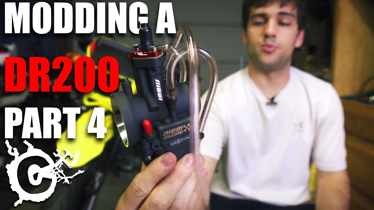 Modding a Suzuki DR200 Part 4 | NIBBI RACING CARBURETOR AND MORE! - YouTube