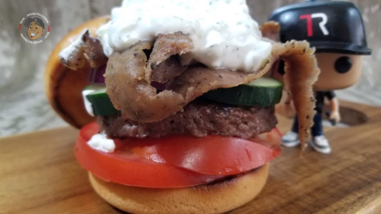 Gyro Burger Recipe, the #ultimate end of summer burger!! - YouTube