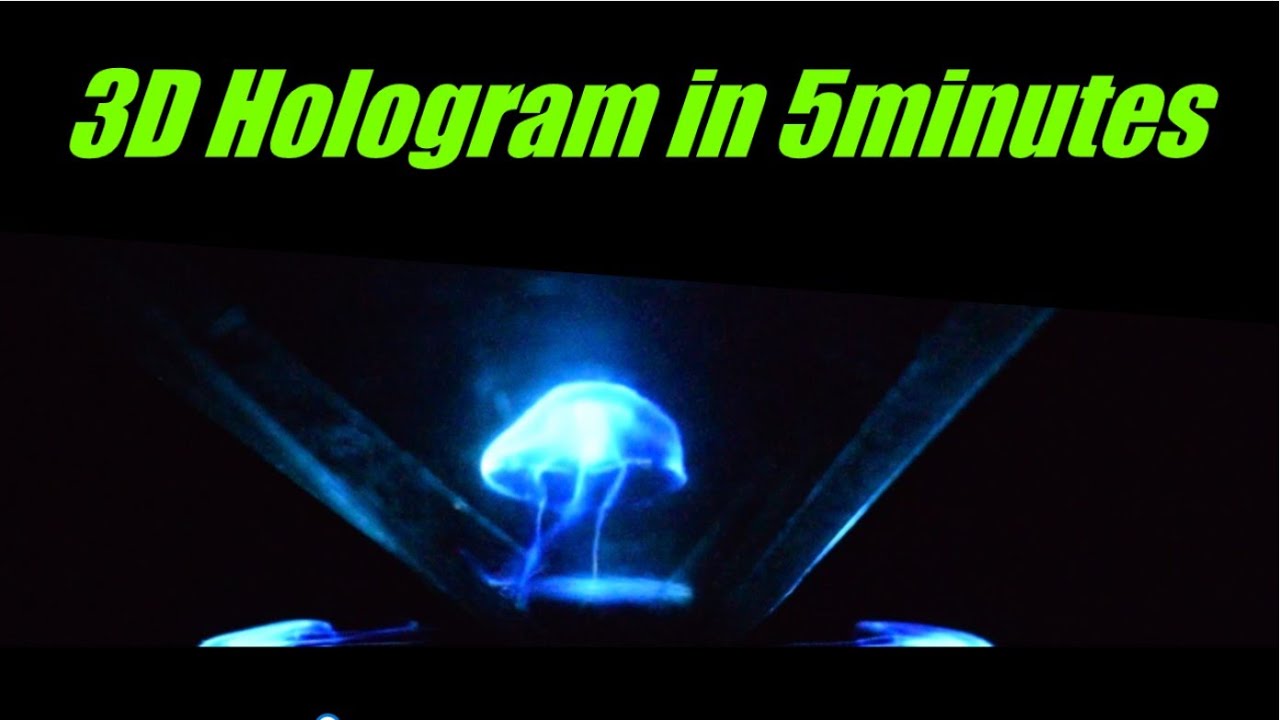 Easy Hologram at home - YouTube