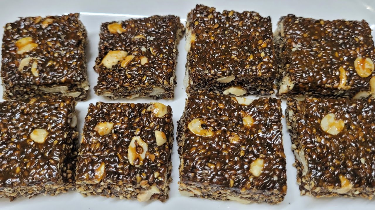 எள்ளு பர்பி | எள்ளு மிட்டாய் | Ellu burfi | Ellu mittai recipe in Tamil ...