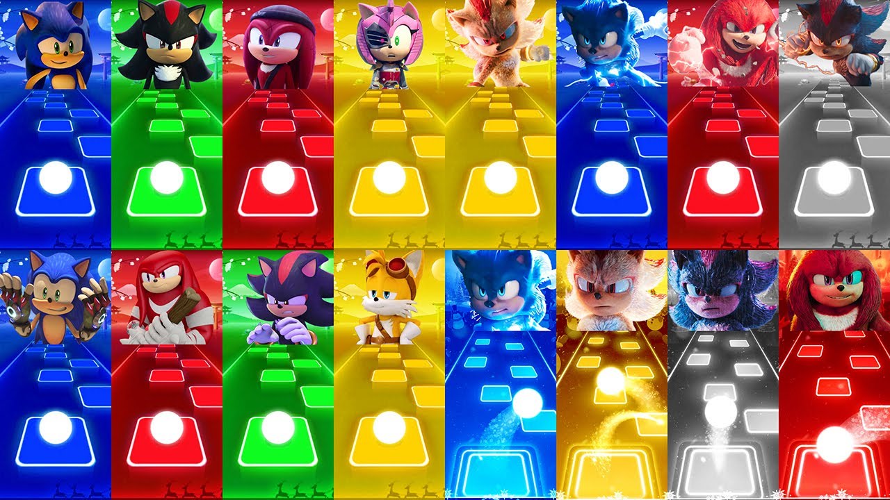 All Characters Mega-Mix : Sonic Prime 🔴 Shadow 🔴 Knuckles 🔴 Amy Rose 🔴 ...