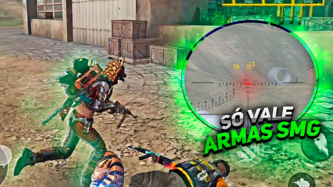 OUTRO DESAFIO?!? JOGUEI SÓ DE ARMAS SMG NO FREE FIRE !!! - YouTube
