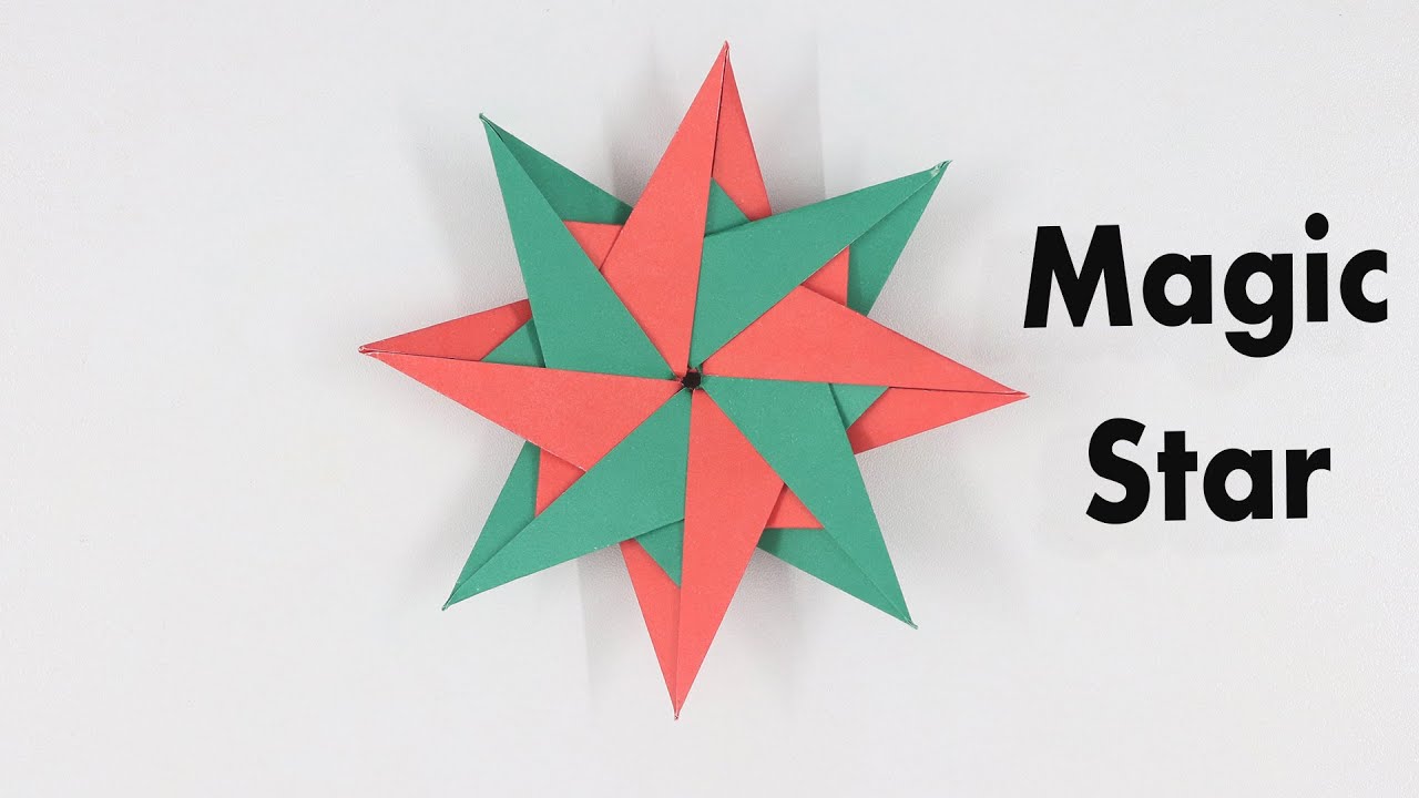 How to Make a Paper Magic Star - Origami Star Easy - YouTube