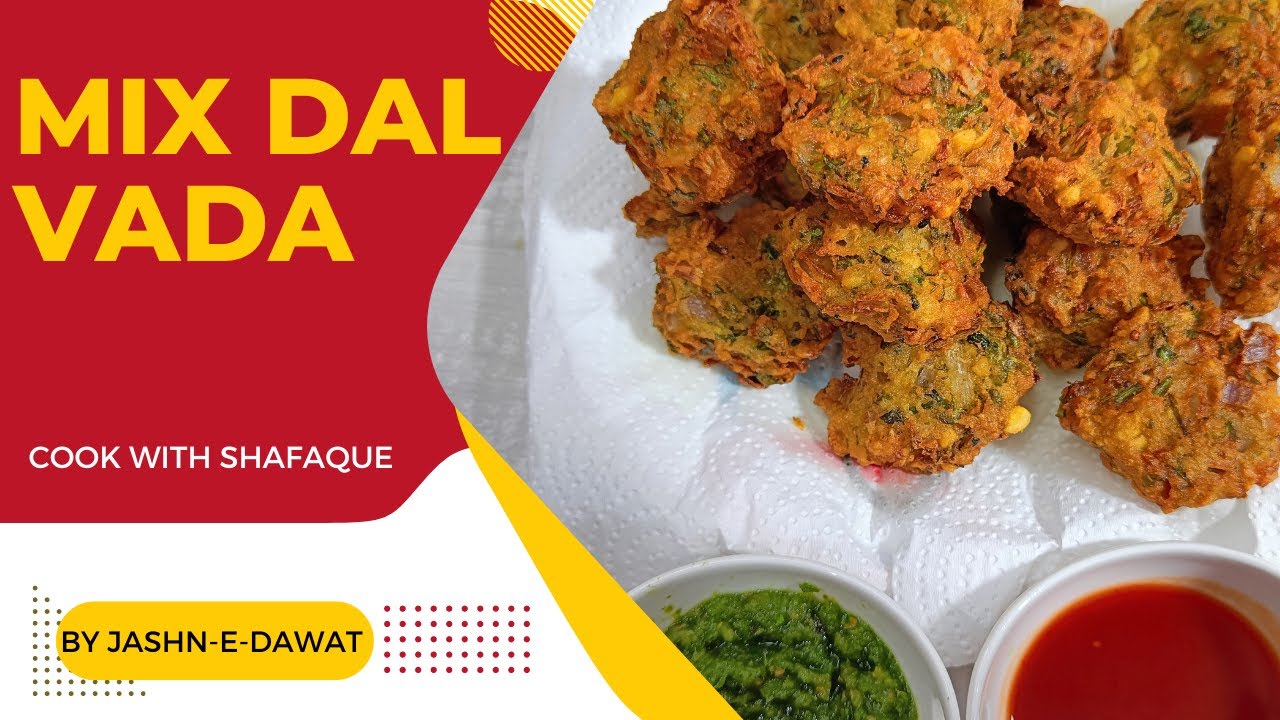 Mix Dal Vada | Crispy & Delicious - YouTube