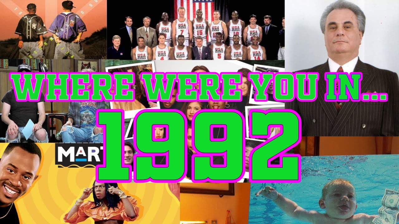 90s Pop Culture: What Happened in 1992 | 90s Music, 90s Movies & More ...