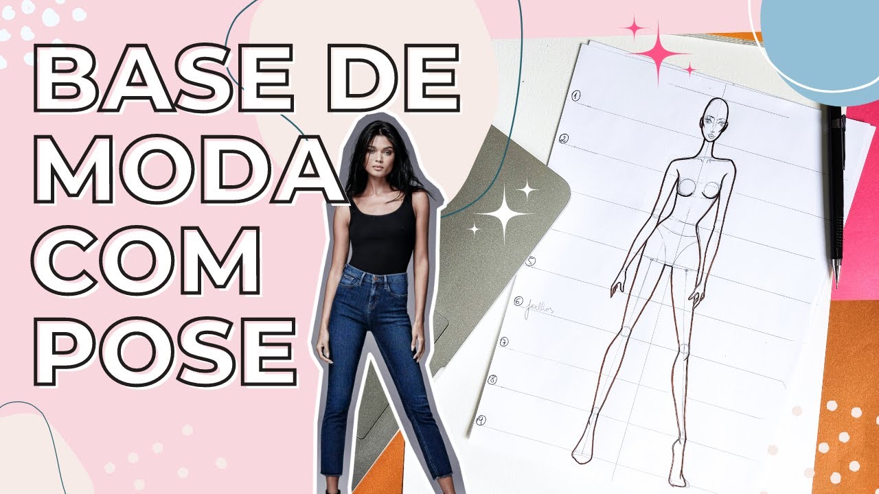 COMO FAZER BASE DE MODA COM POSE - YouTube