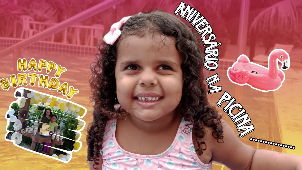 Vlog AniversÁrio Da Minha Prima Na Piscina Youtube