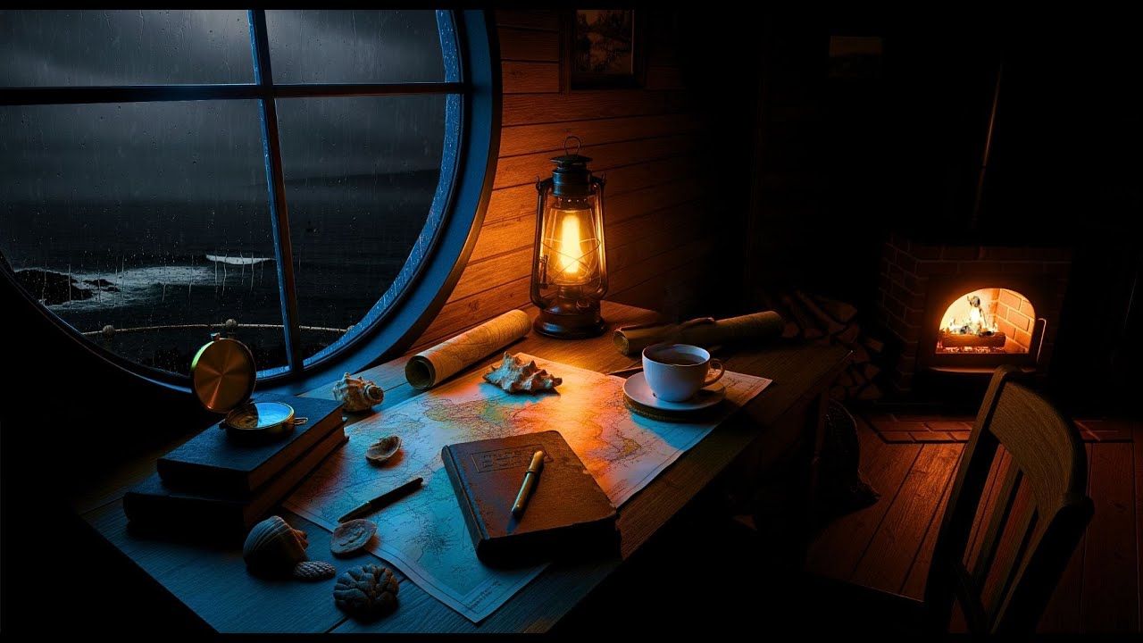 🔴 LIVE | 12 Hours of Cozy Lighthouse Storm 🌊 | Rain & Thunder Sounds ...