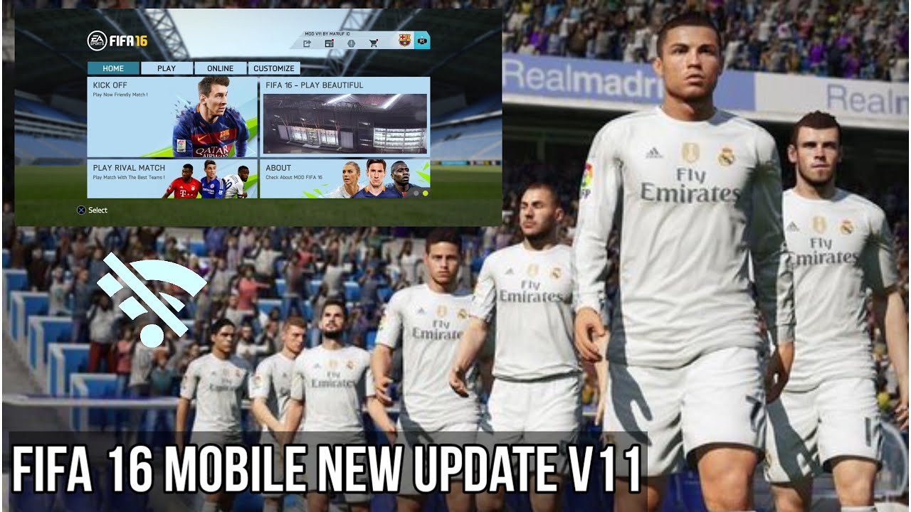 New Update FIFA 16 Mobile Original M0d V11 | Tournament Mode | Fifa 16 ...