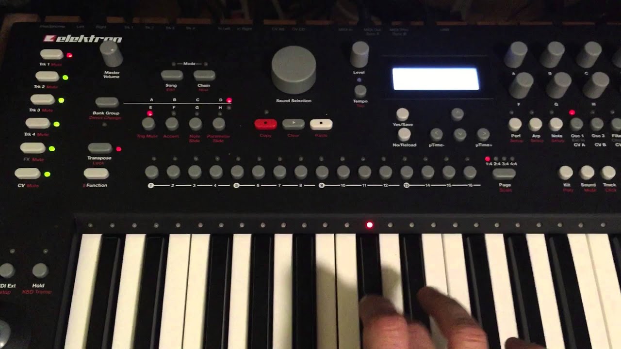 Elektron Analog Keys Rotate Track Function Trick Setup - YouTube