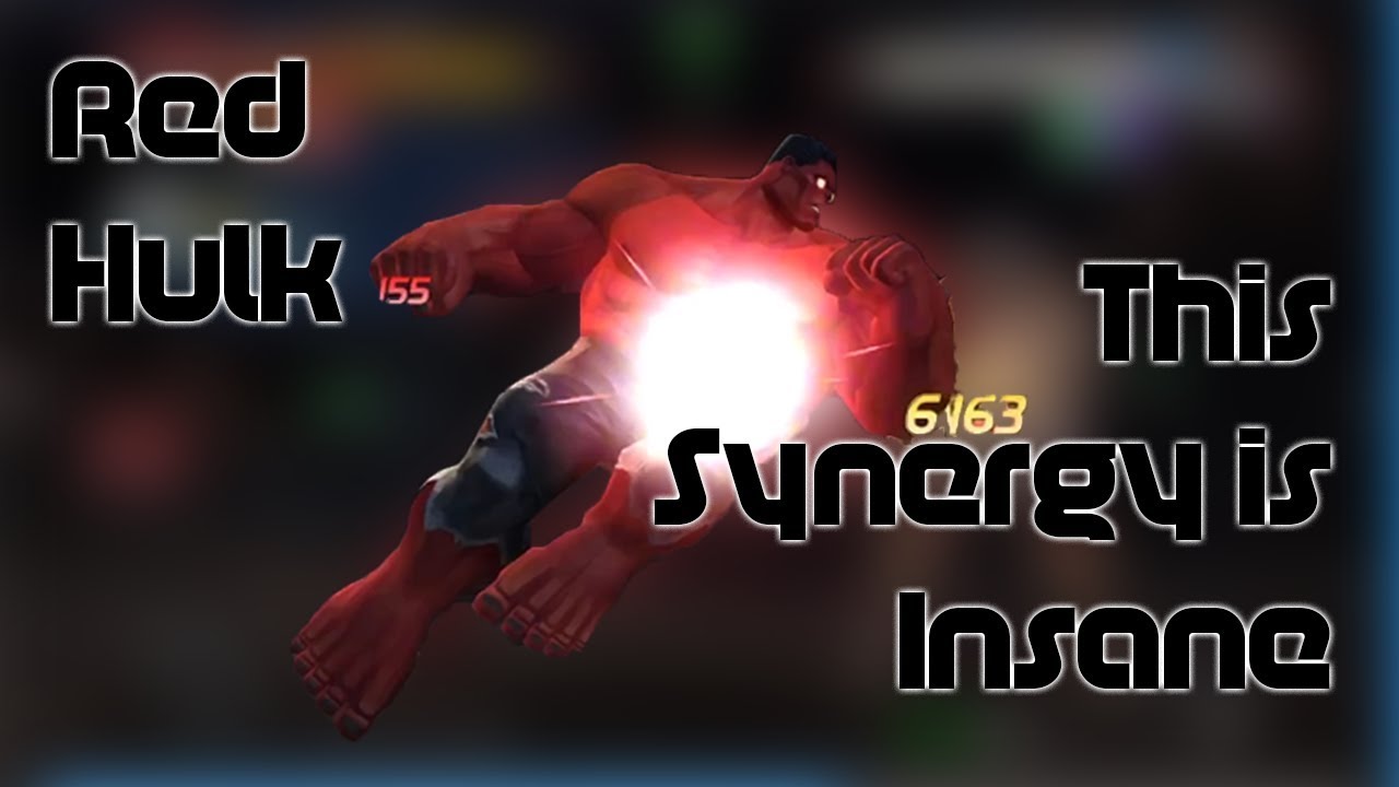 Red Hulk + Science Synergy = INSANE - Marvel Contest of Champions - YouTube