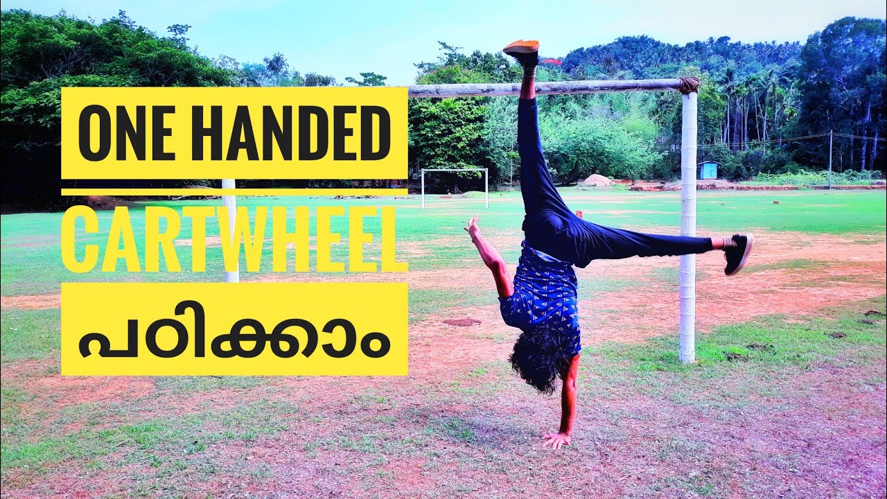 One handed cartwheel tutorial, malayalam #kerala - YouTube