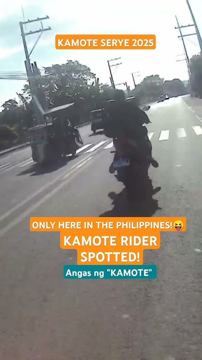 KAMOTE RIDER ON THE SPOT! ONLY HERE IN THE PHILIPPINES!#rider - YouTube