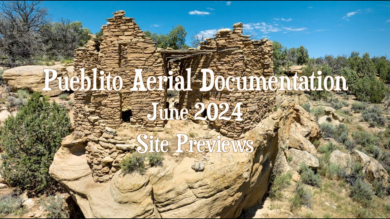 Dinétah : Navajo Homeland : Pueblito Aerial Documentation 2024 - YouTube