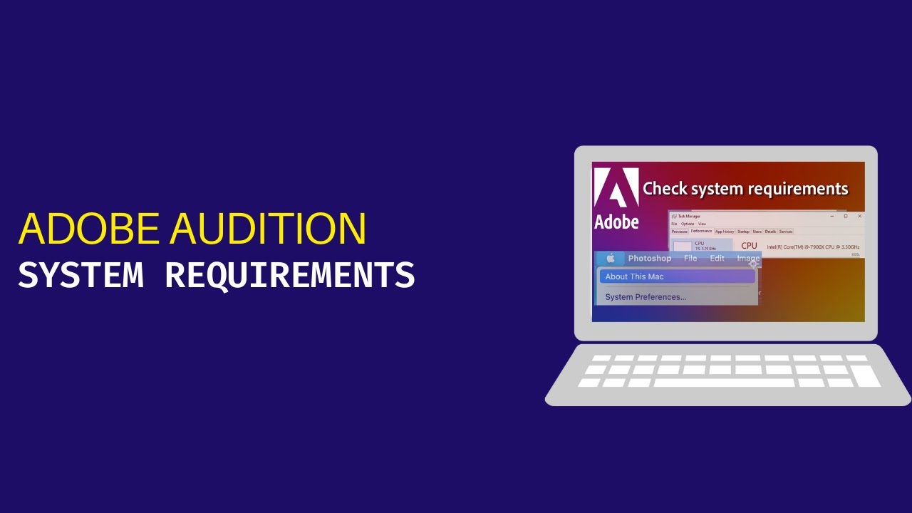 Adobe audition system requirements - YouTube