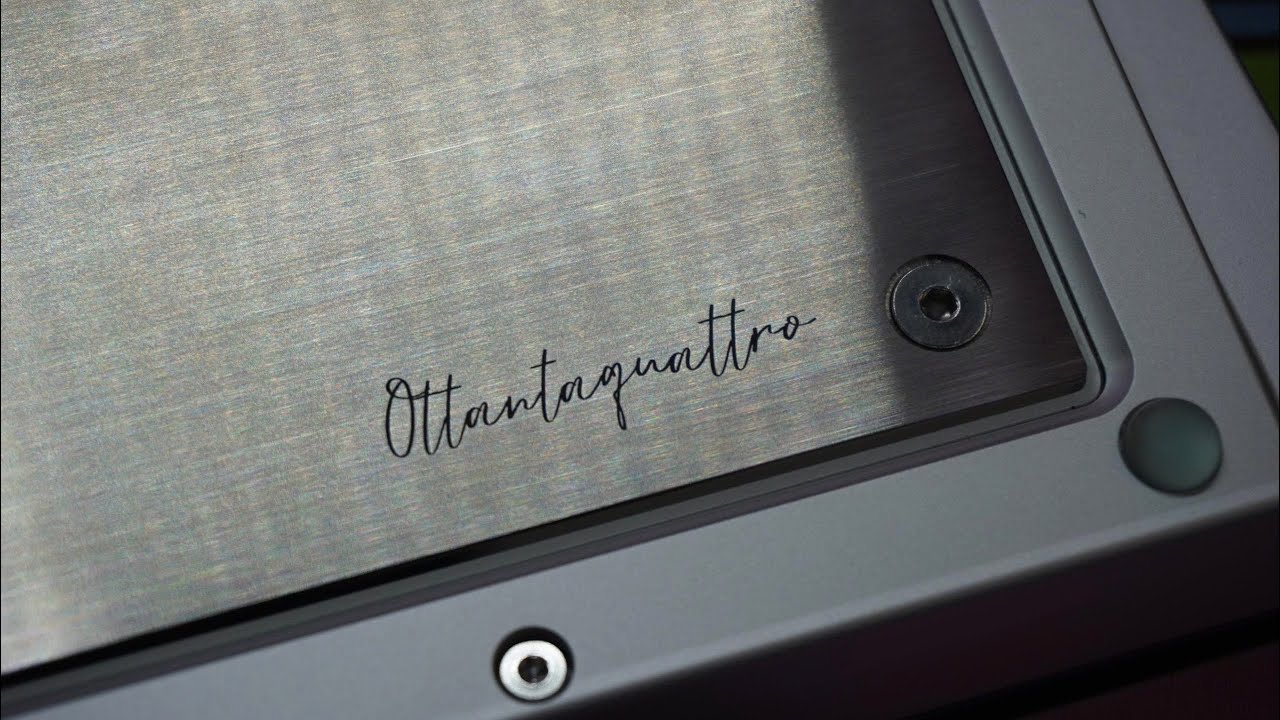 Kalam Ottantaquattro | MX Purple on SS Plate - YouTube