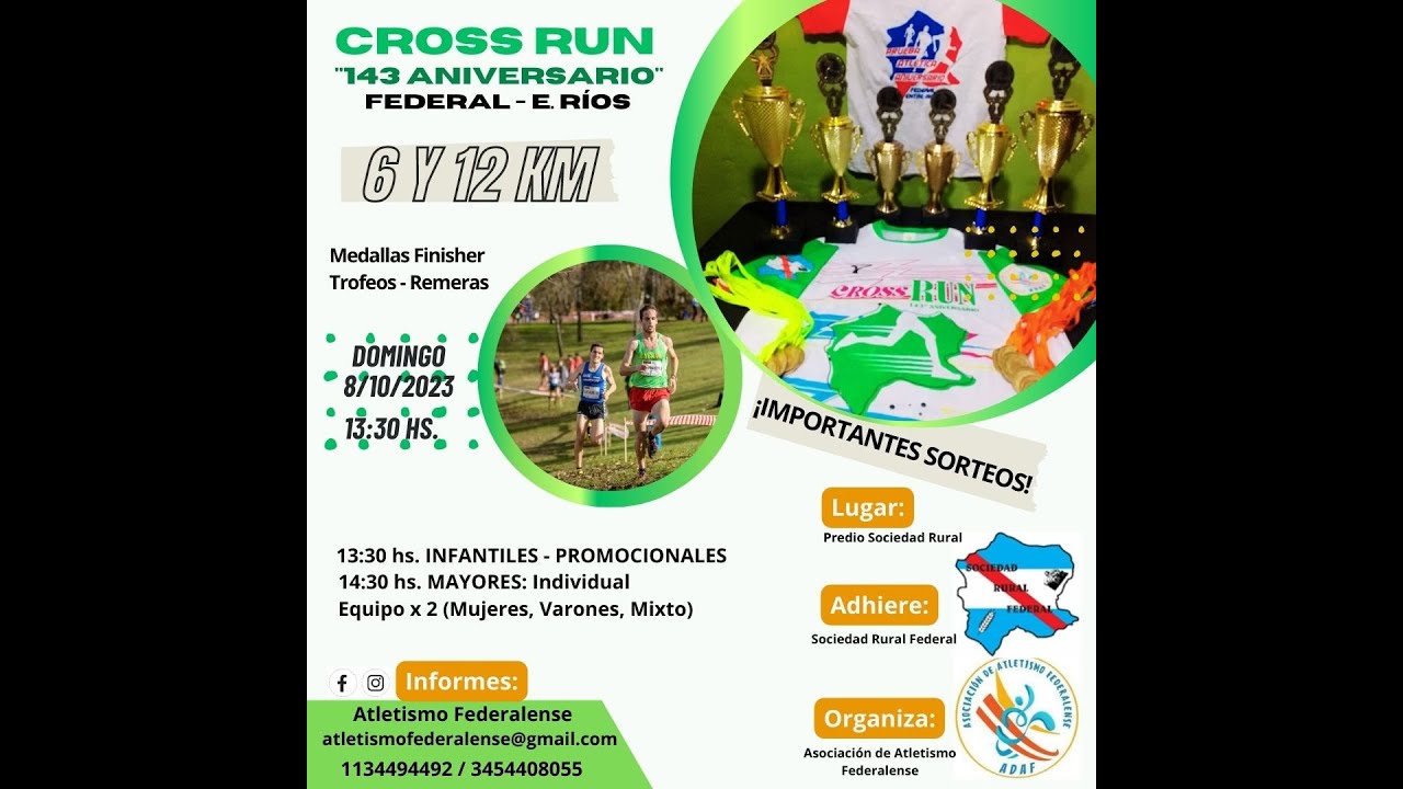 CROSS RUN - 6 Y 12 KM - YouTube