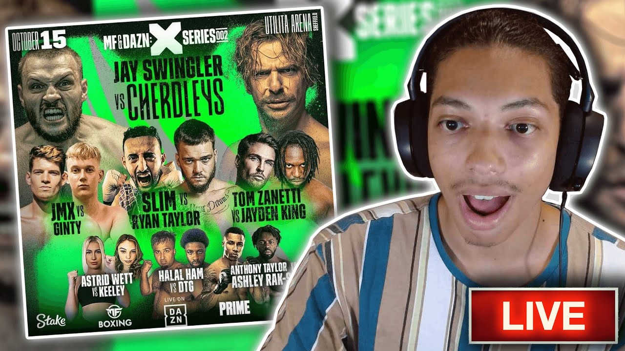 Jay Swingler Vs Cherdleys Boxing Fight Live Watch Party | MISFITS X ...