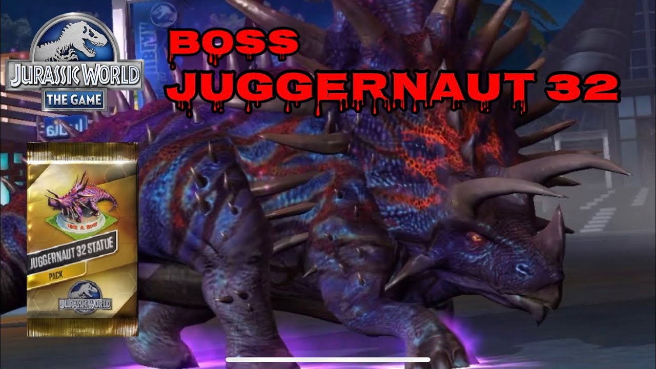 Jurassic World The Game EP.1093 : ตบบอส JUGGERNAUT 32 - YouTube