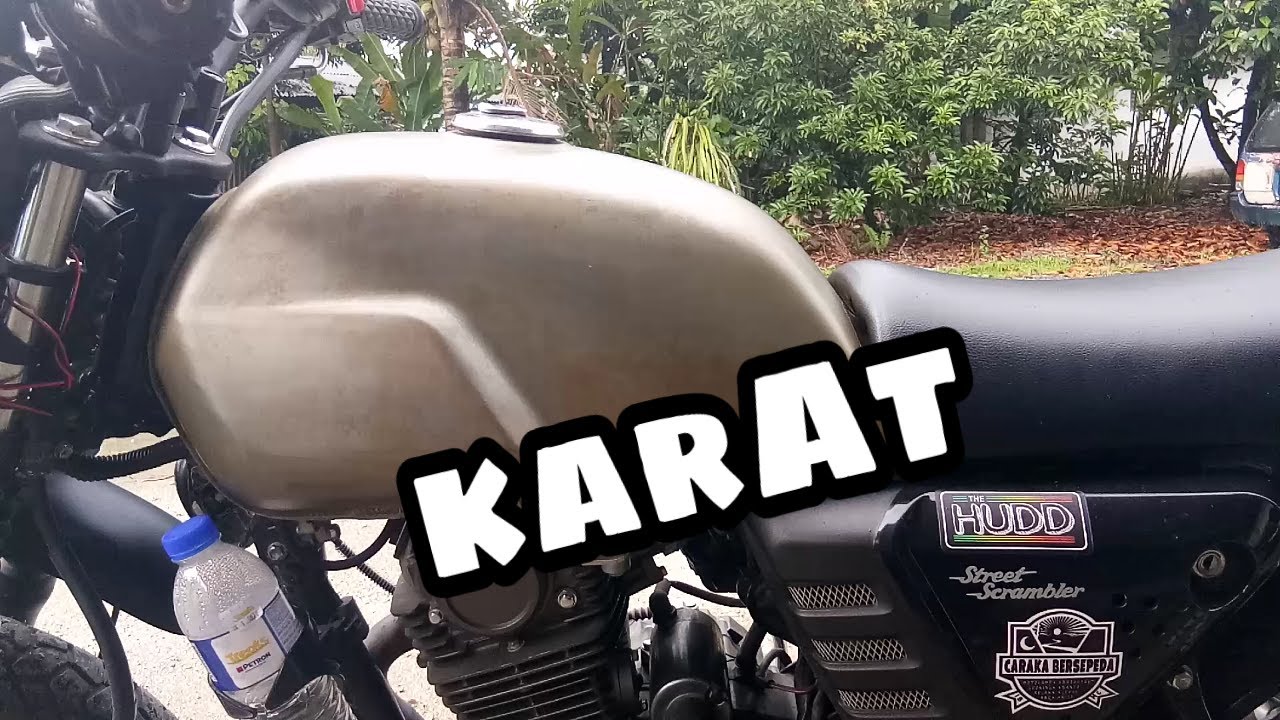 motorcycle with rust color(keeway152) - YouTube