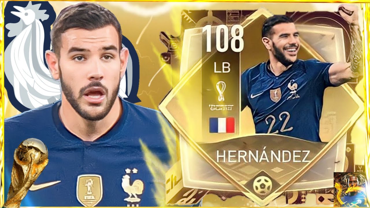 DECENT LB 108 THEO HERNÁNDEZ FIFA MOBILE 22 TOTT CARD PLAYER REVIEW ...