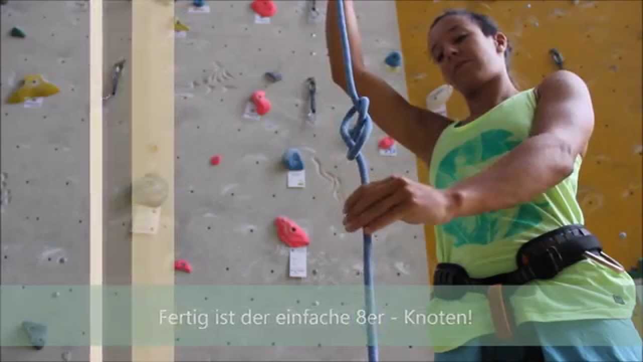 Tutorial - Doppelter 8er Knoten - YouTube