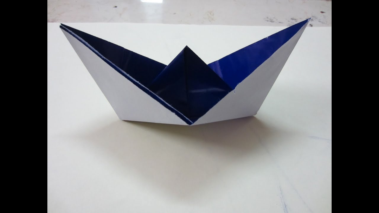how to make a paper boat - YouTube