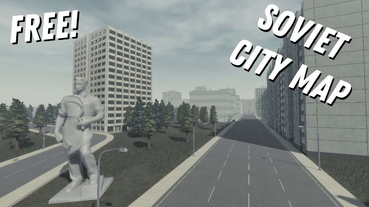 ROBLOX - REALISTIC SOVIET CITY MAP (FREE) - YouTube