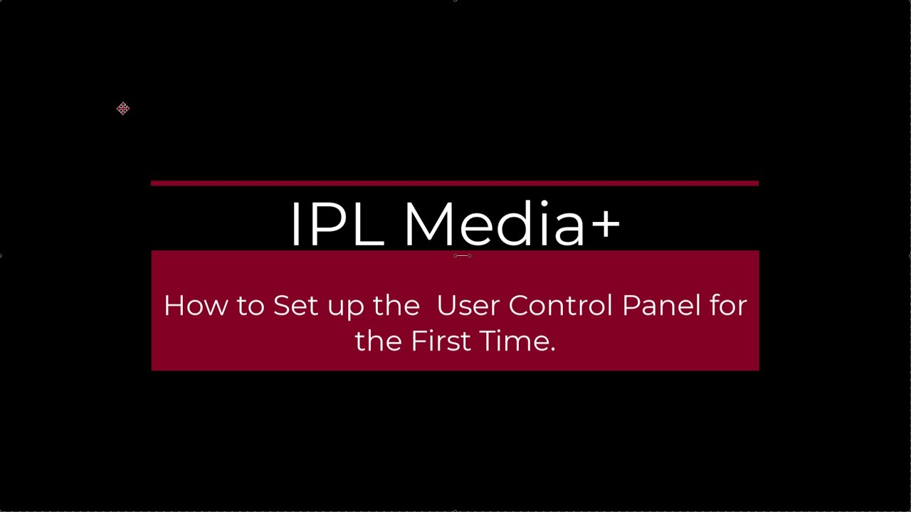 Setting Up User Control Panel for the First Time - YouTube