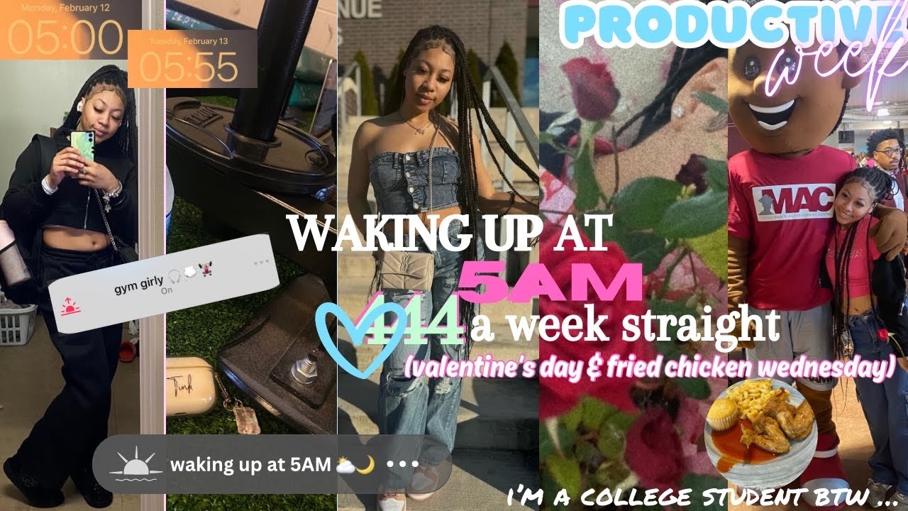 WAKING UP at 5AM for a week! Valentine's Day at HBCU | nccu | tionna ...