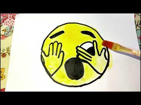 How to draw smiley face easy||Smiley 21🫣||Smiley drawing tutorial - YouTube