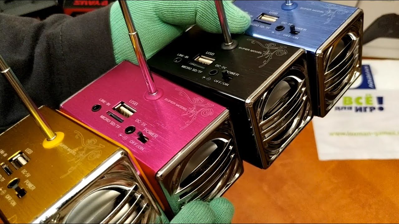 Обзор | Портативная акустика WS 318 | lozmanGames - YouTube